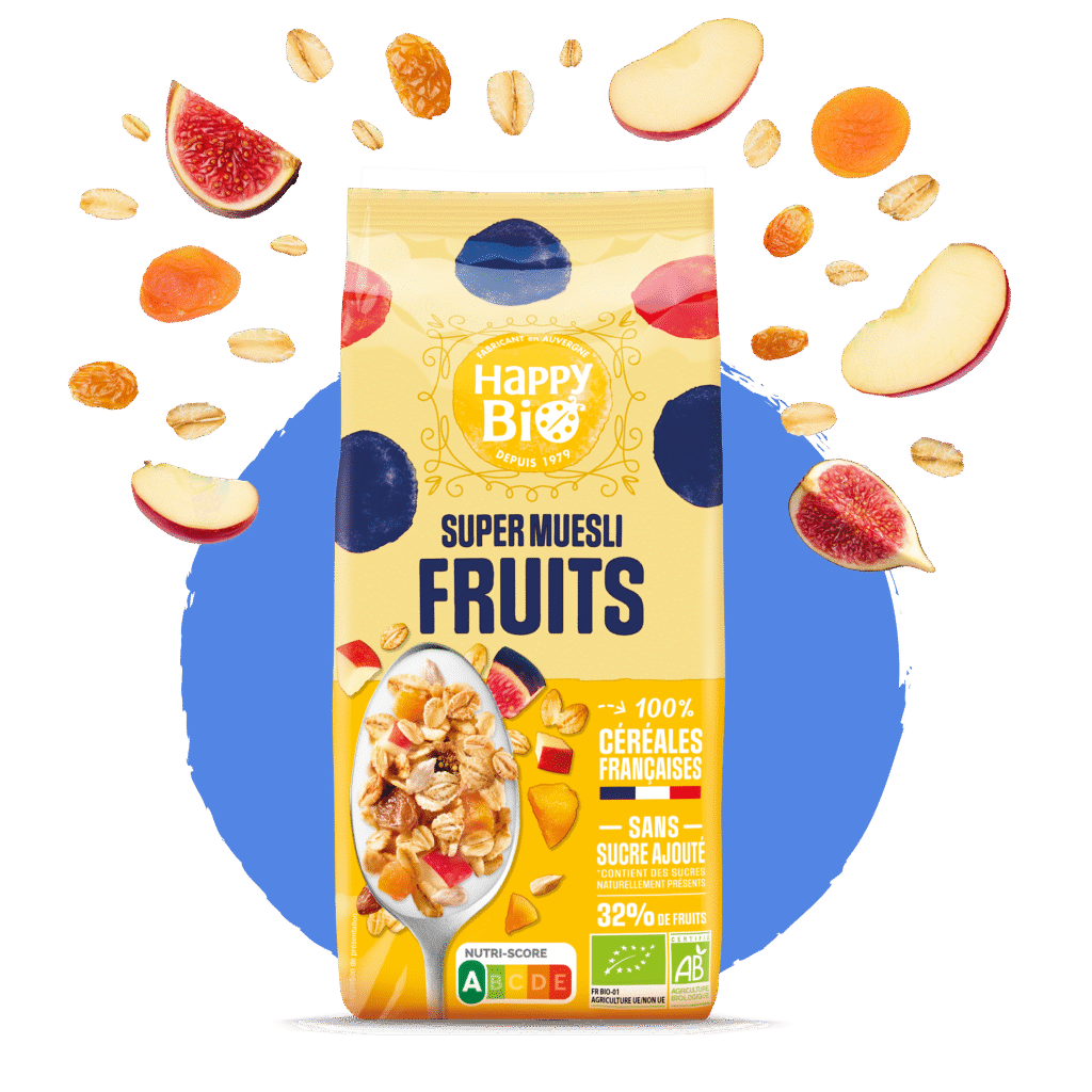 Super Muesli aux fruits - Happy Bio